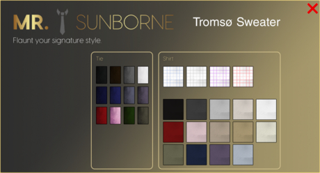 Second Life Marketplace - Mr. Sunborne Tromso Sweater Red